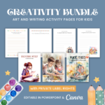 Creativity Bundle: Art and Writing Activity Pages for Kids - The Little ...