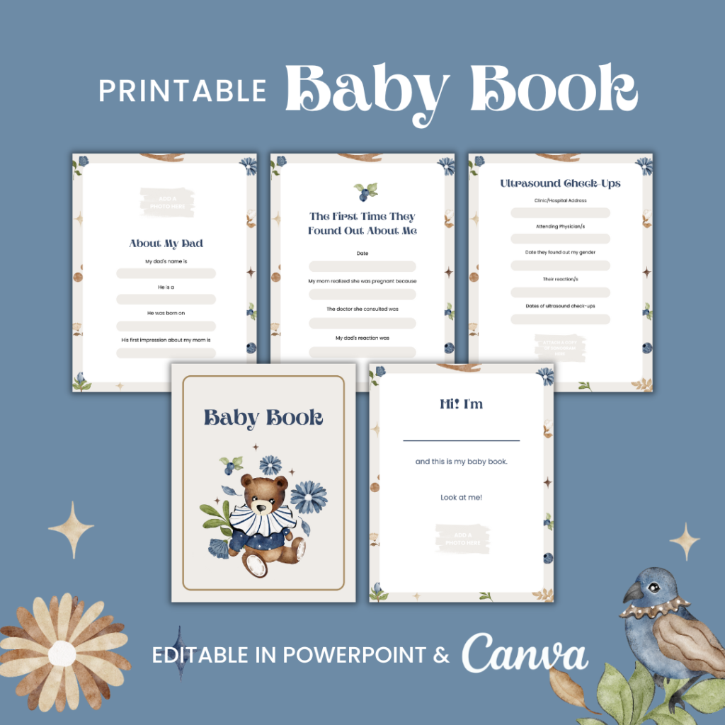 Teddy Bear Baby Book PLR - The Little Raindrops Club Teddy Bear Baby Book PLR - The Little Raindrops Club
