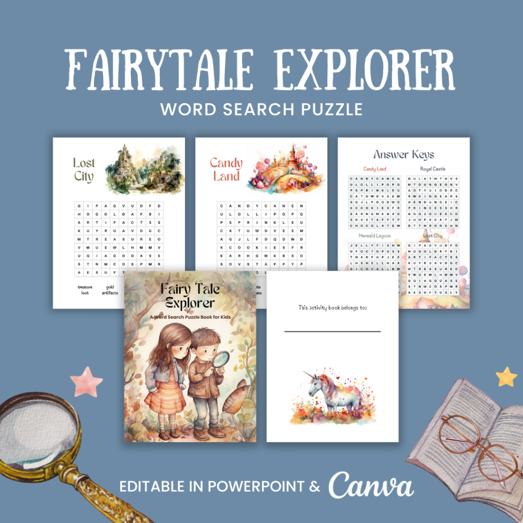 Fairy Tale Explorer: Word Search Puzzles for Kids - The Little ...