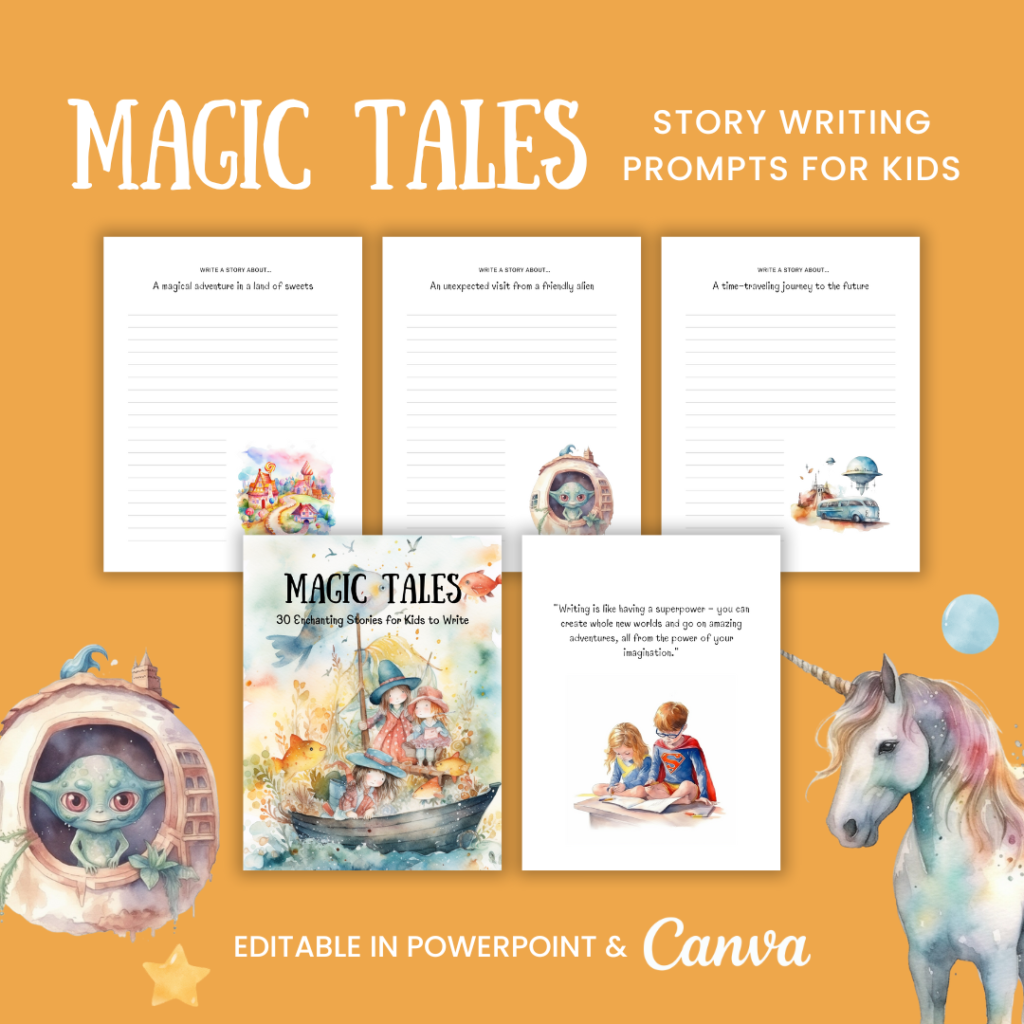 Magic Tales: 30 Enchanting Story Writing Prompts for Kids - The Little ...