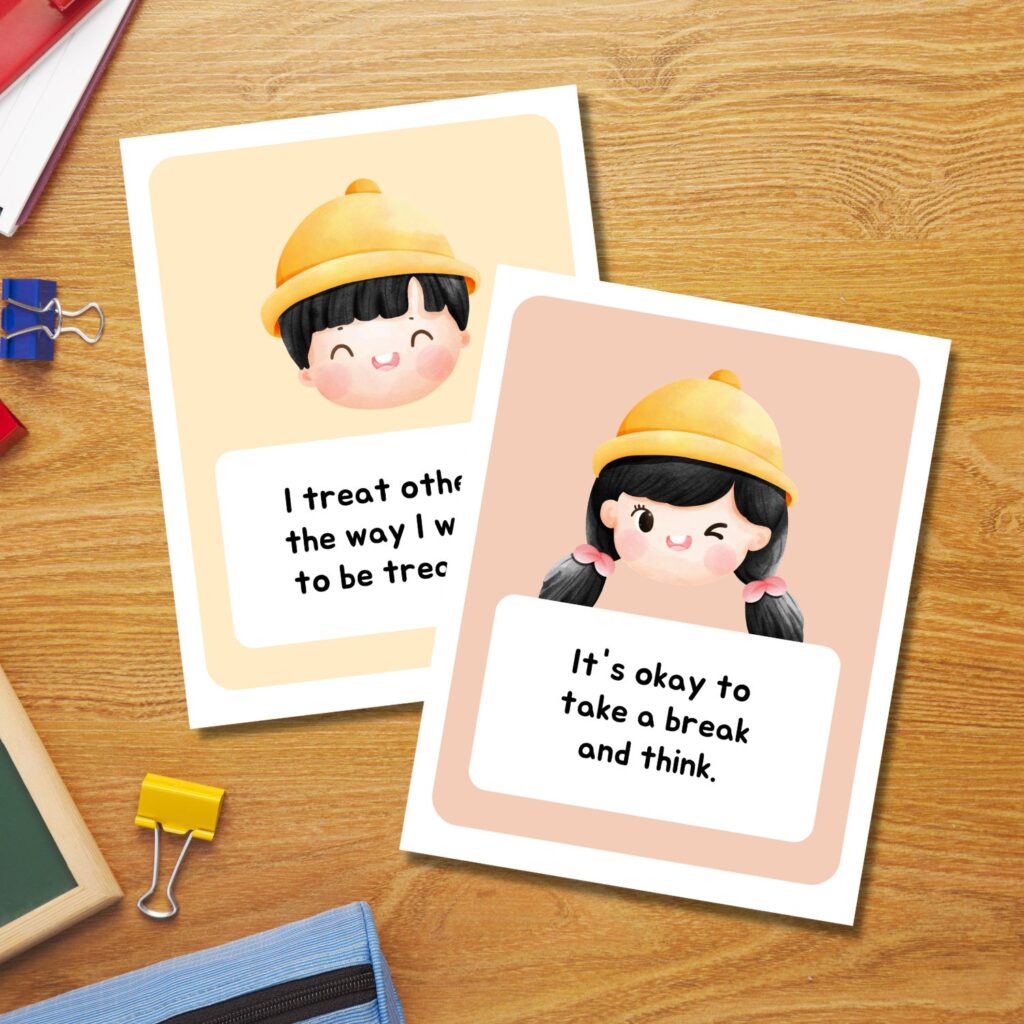 Conflict Resolution Flashcards and Affirmations | Buddy Builders - The ...