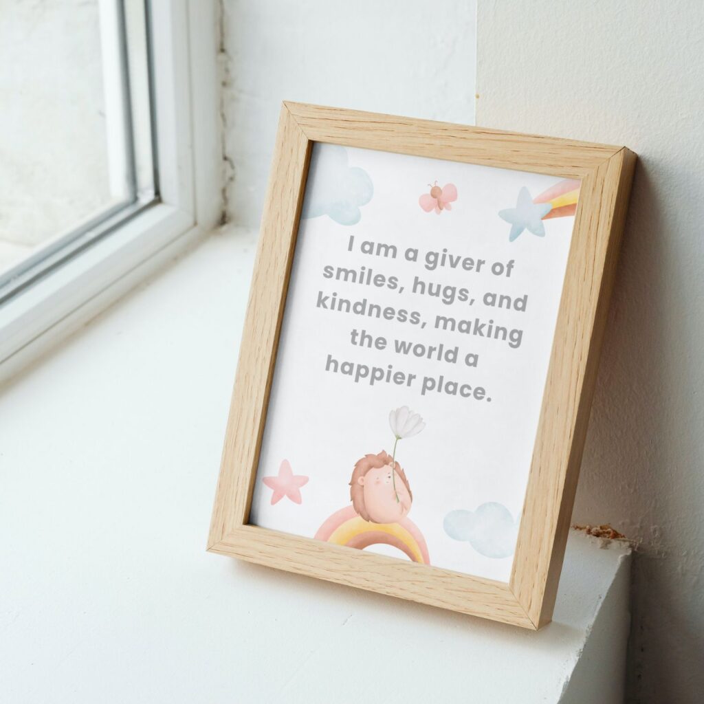 Kindness Challenge and Affirmation Cards for Kids | The Little ...