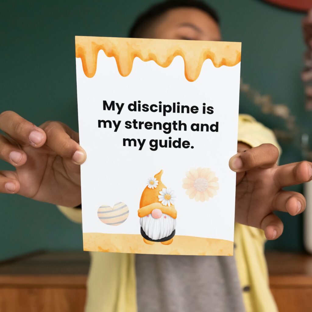 Discipline Challenge for Kids and Affirmation Cards | The Little ...
