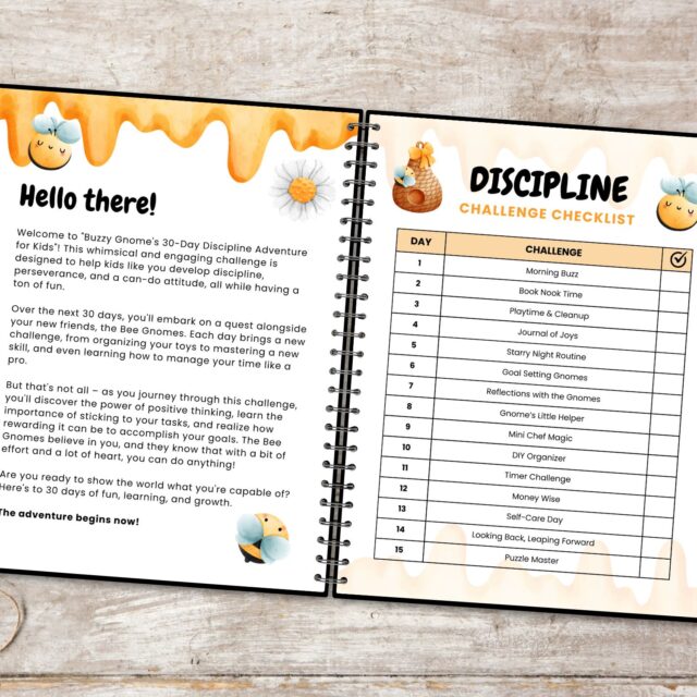 Discipline Challenge for Kids and Affirmation Cards | The Little ...