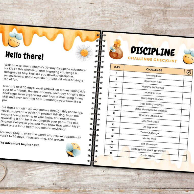 Discipline Challenge for Kids and Affirmation Cards | The Little ...