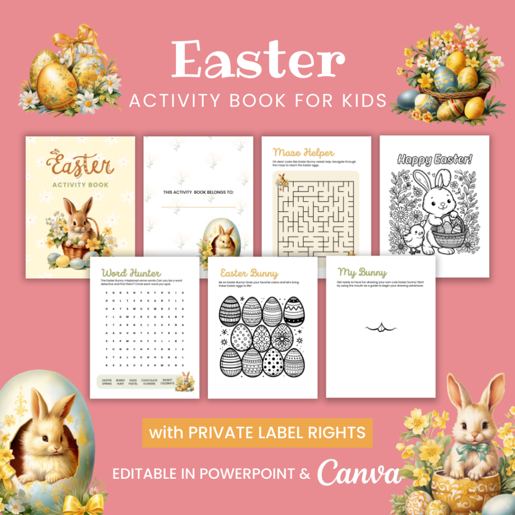 Easter Activity Book for Kids | The Little Raindrops Club