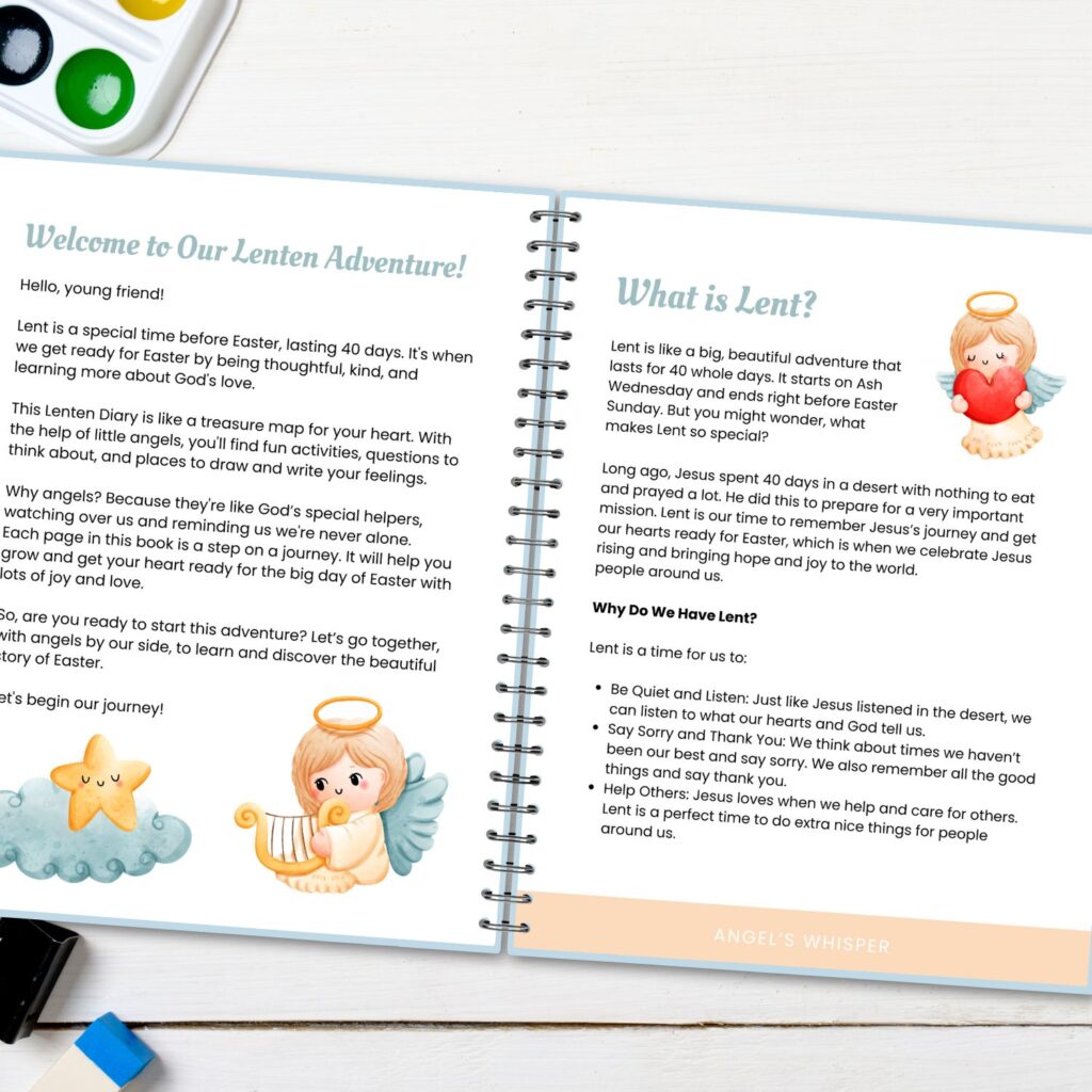 Lenten Journal for Kids and Prayer Cards | The Little Raindrops Club