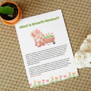 Growth Mindset Workbook for Kids and Affirmation Cards | The Little ...
