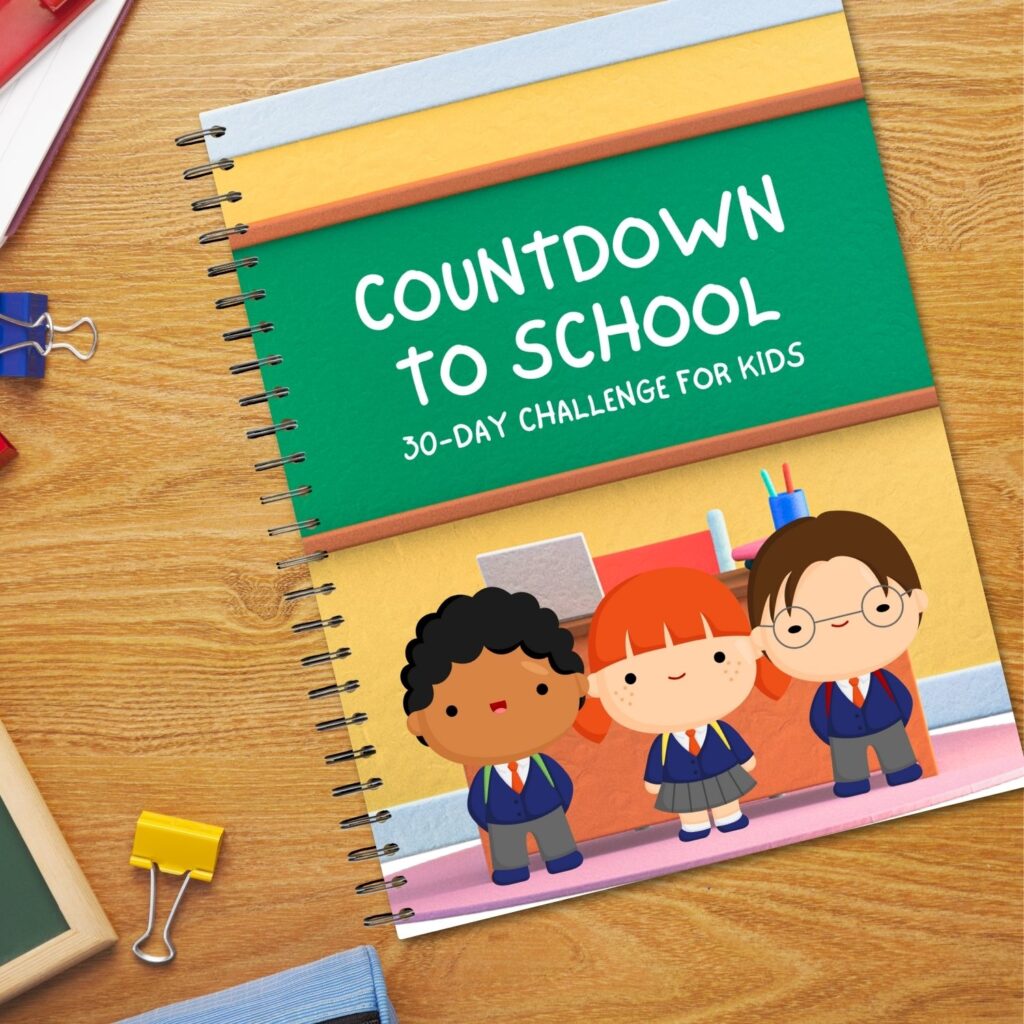 Countdown to School Challenge and Affirmation Cards - The Little Raindrops Club