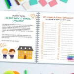 Countdown to School Challenge and Affirmation Cards - The Little ...
