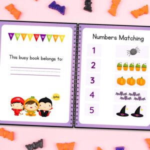Spooky Math Busy Book - The Little Raindrops Club