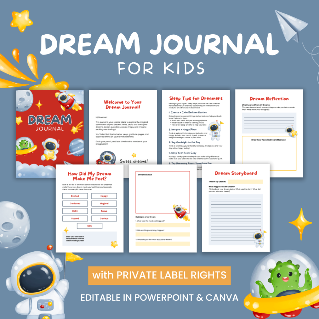 Dream Journal for Kids - The Little Raindrops Club