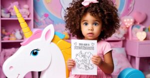 FREE Valentine's Day Unicorn Coloring Pages - The Little Raindrops Club