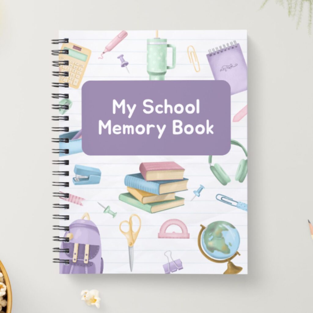 School Memory Book for Kids - The Little Raindrops Club